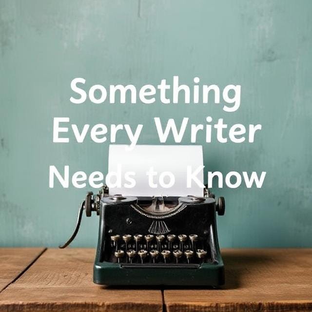 Something Every Writer Needs to Know | by 📘Zahier Adams | Mr. Plan ...