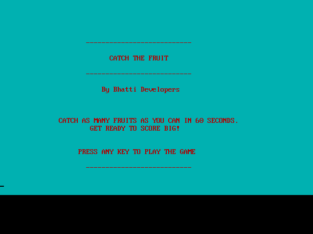 Unveiling "Catch the Fruit": A Coding Odyssey | by Rafay Farooq | Dec ...