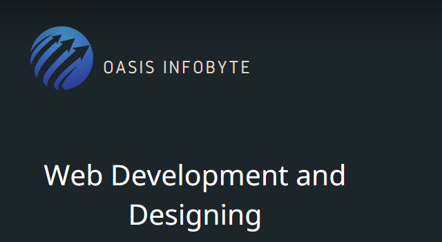 Exploring Web Development: My Internship Experience with Oasis Infobyte | Medium