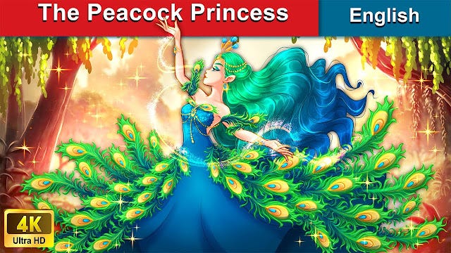 The Peacock Princess | Fairy Tales in English The phoenix gave birth to ...