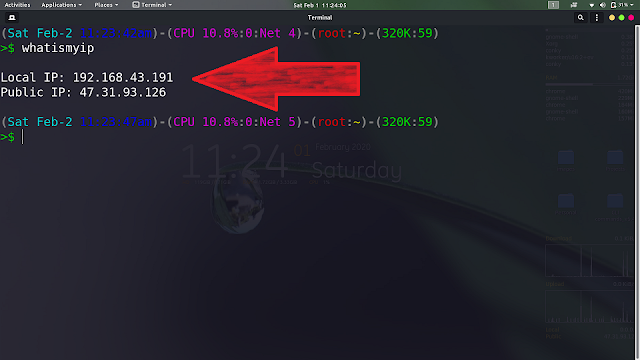 How To Check Your Local And Public Ip Addresses In Your Kali Linux