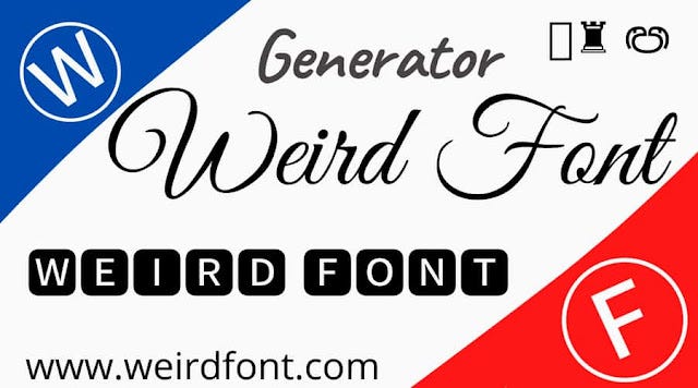 Weird Text Generator ― Weird Font — Rare, original| text generator | by SAFAR FACTS. COM | Medium