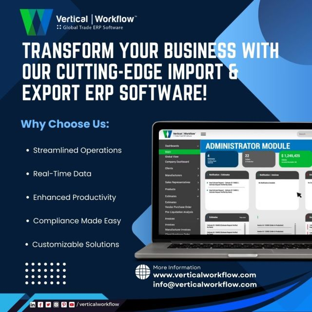 Transform Your Business with Our Cutting-Edge ERP Software! - Verticalworkflow - Medium
