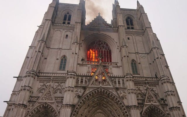 Another French cathedral is burning | by Adventures in Preservation ...