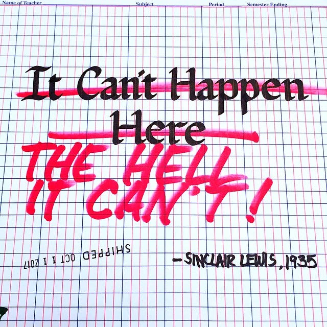 “It Can’t Happen Here,” — Until it Does A Review of the novel by ...