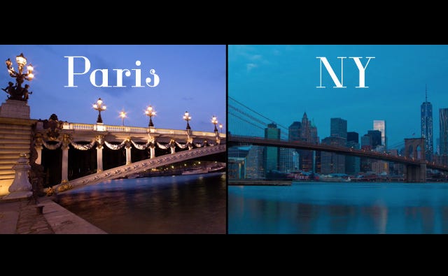 PARIS vs. NEW YORK. by Isabel | by Gloria and Isabel | Medium