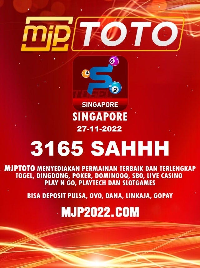 RESULT SINGAPORE MJP TOTO 27/11/2022 - mjptotoo - Medium