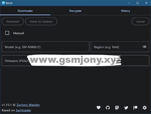 Bifrost : Samsung Firmware Downloader ( Samsung Firmware Tool 2023 ...