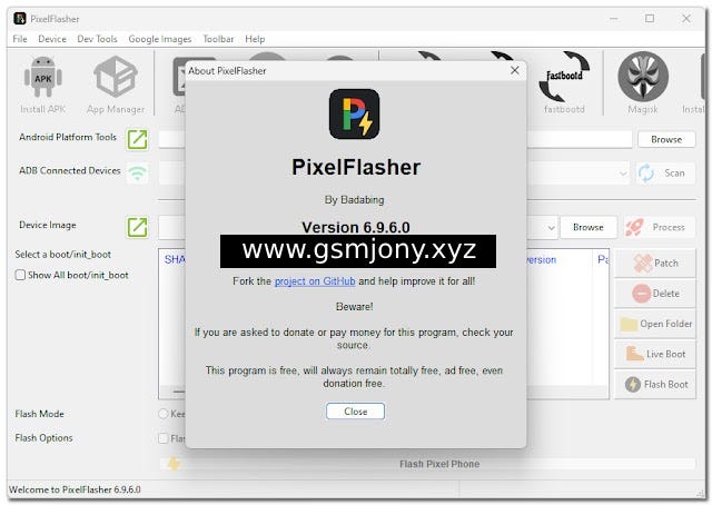 PixelFlasher Tool v6.9.6.0 (Latest Version) 2024 | by GSM Jony | Jun ...