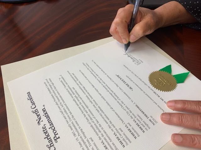 Mayor Vi Lyles signs Juneteenth Proclamation | by City of Charlotte ...