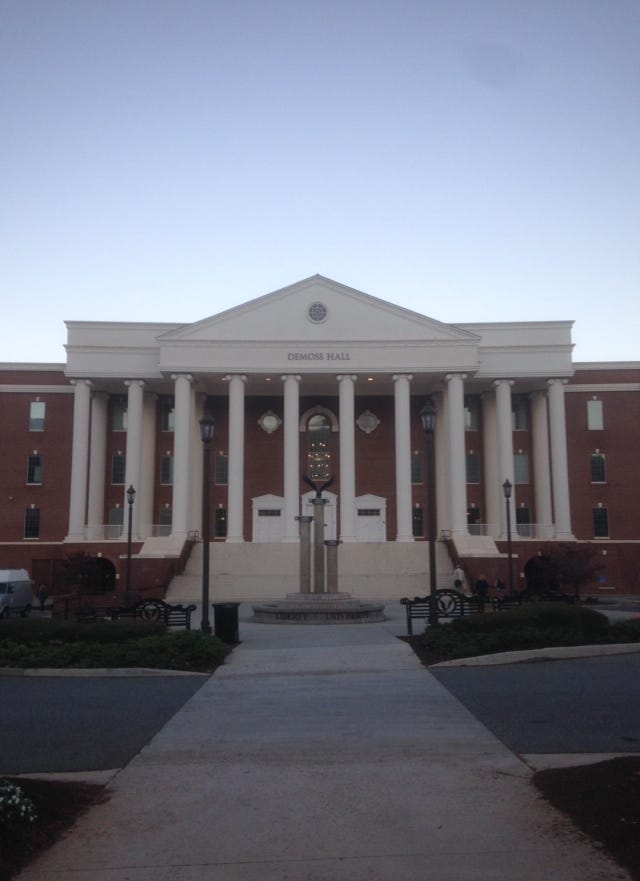DEMOSS HALL. People can barely see what the huge… | by Molly Rae Price ...