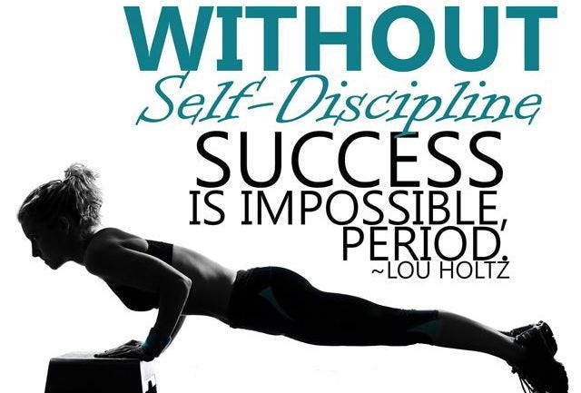 How To Master The Art Of SELF DISCIPLINE | by Queenzel | Medium