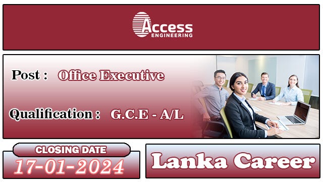 Access Logistics — Office Assistant Vacancies 2024 | by Lanka Career | Jan, 2024 | Medium