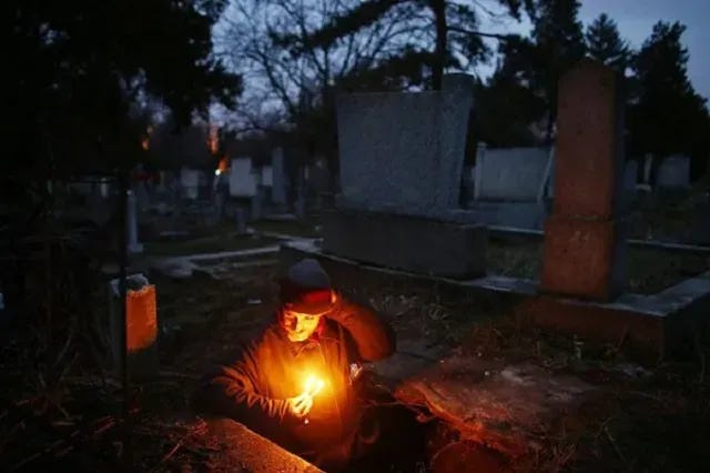 Homeless Man Lives Inside Graveyard Tomb For More Than 15 Years | by ...