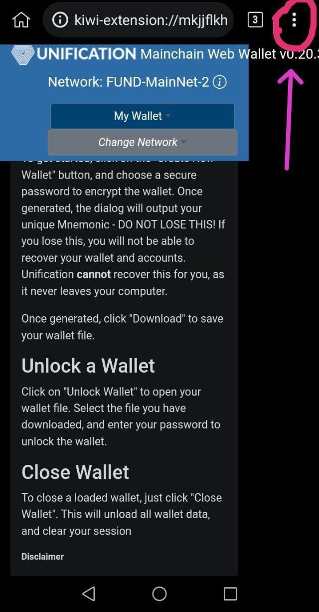 How to install KIWI browser on Android and delegate $Fund ( by FUNDBaron ) . | by FUNDBARON | Medium