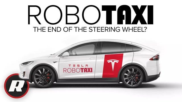 Tesla’s goal is to produce a Robotaxis in 2024 without a steering wheel ...