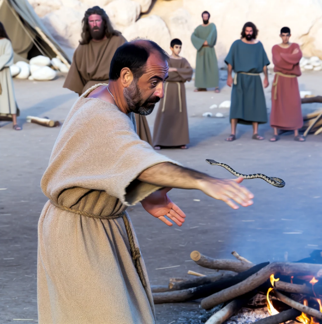 Divine Protection The Miraculous Tale Of Paul And The Viper Bite” By Nabil Ebraheim Medium