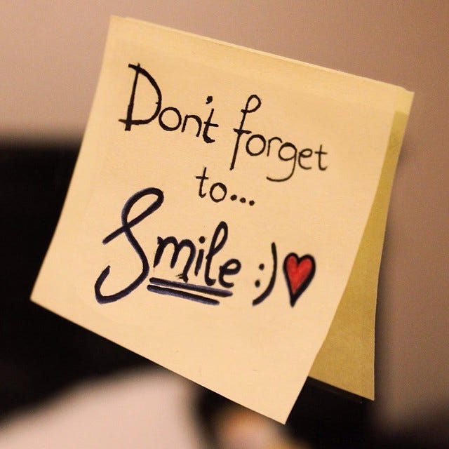 Smile can change the world. “Making one person smile changes the… | by ...
