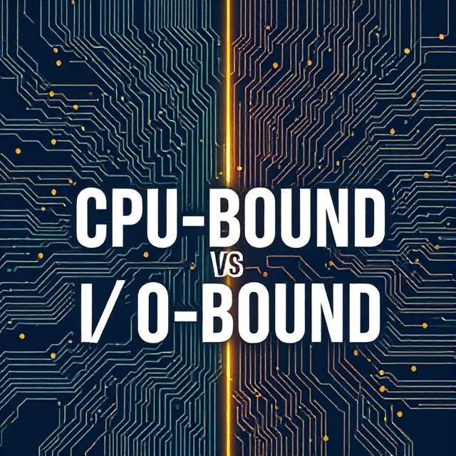 CPU-Bound vs. I/O-Bound: Unpacking Your Computer’s Workload 🧠↔️🔌 | by Sai Praveen Polimera | Medium