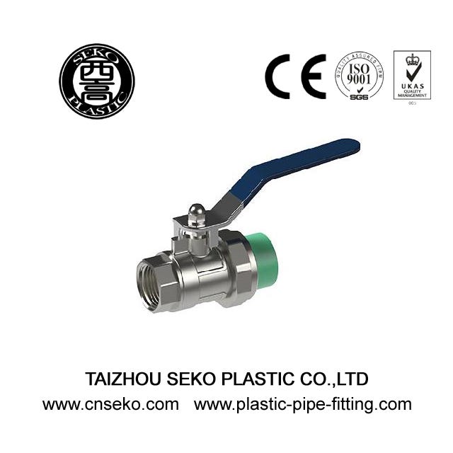 GREEN WHITE GREY PPR FEMALE BRASS VALVE CONNECITON PLASTIC FITTINGS ...