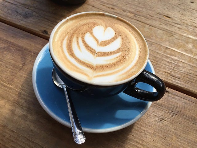 Coffee, tea, and deliciousness. “I like coffee when it’s hot; piping ...