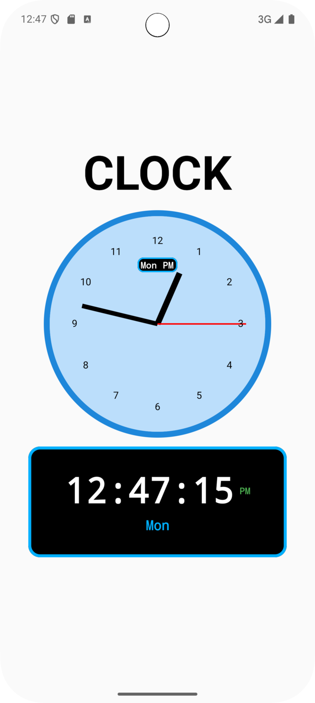 Build Analog and Digital Clock in Jetpack Compose | by Dharma Kshetri | Medium