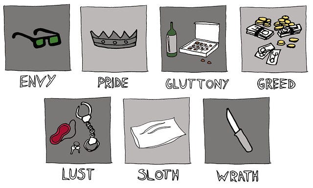 The Seven Deadly Sins…Not So Deadly | by Marty Nemko | Medium
