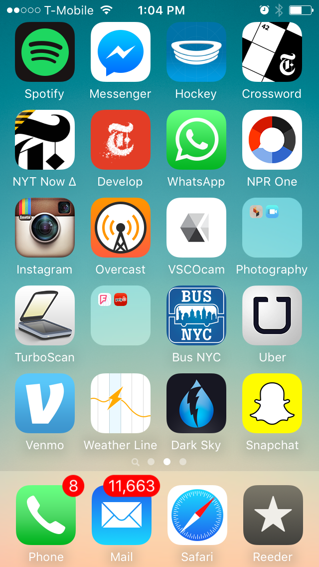 Apps I installed in the first couple of days after restoring my iPhone ...