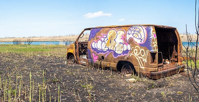 Van Death - Lit Up - Medium