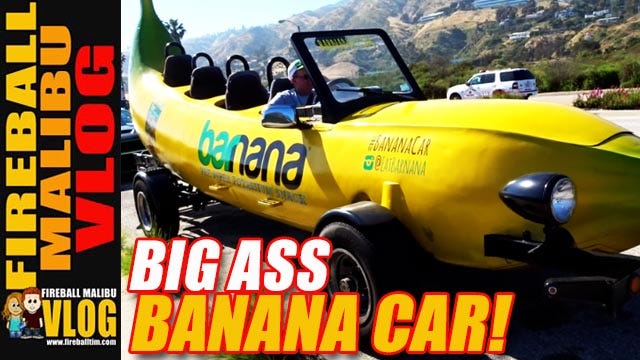 WORLD’S LARGEST BANANA CAR! — FIREBALL MALIBU VLOG 610 | by Fireball ...