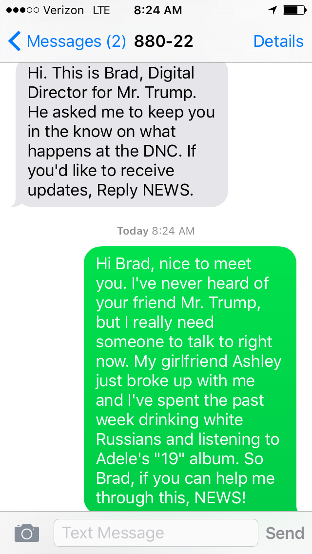Emotional Responses to Trump Campaign Text Messages | by Timothy R ...