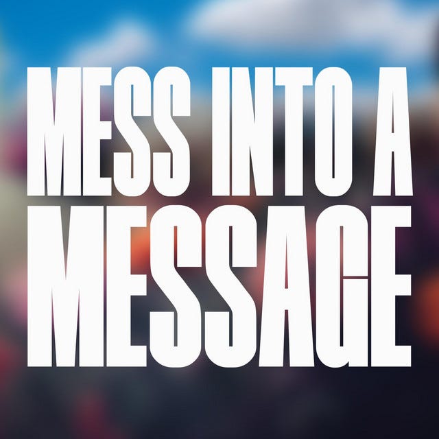 MESS INTO A MESSAGE (MIAM). By Chidiya Ohiagu | by Nico Zwaneveld | Medium