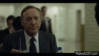 Frank Underwood Welcome Back Gif