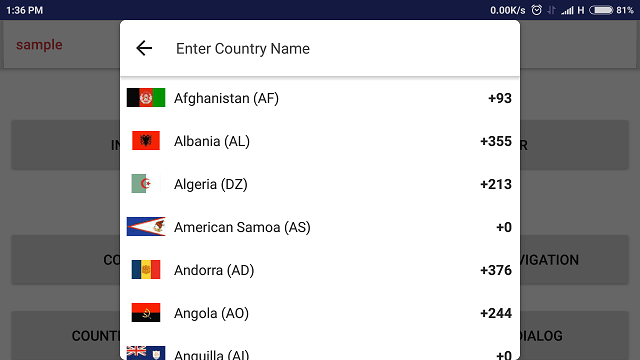 Android Pickers : Country Picker, Language Picker, Intent Picker, Share ...
