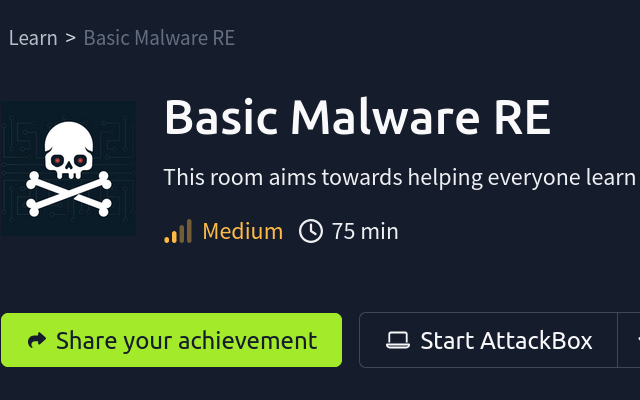 Basic Malware RE — TryHackMe Write up | by Koinsec | Medium