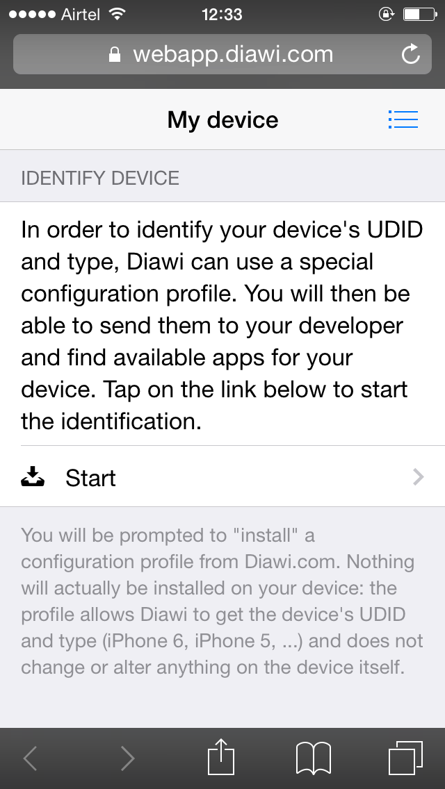 Tutorial— Get UDID of Apple devices using DIAWI | by Lakshay Dulani | Medium