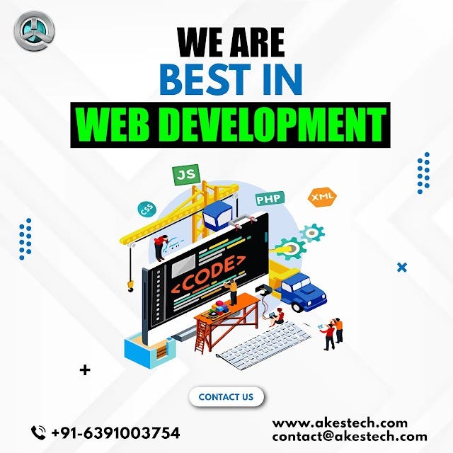 Web software development company - akestech infotech - Medium