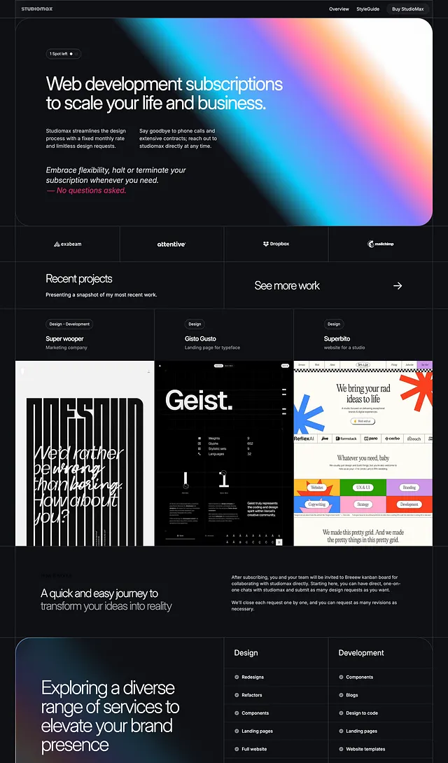 StudioMax - Agency multipage themeBuilt with Astro, Tailwind CSS & MDX - Indie Hackers