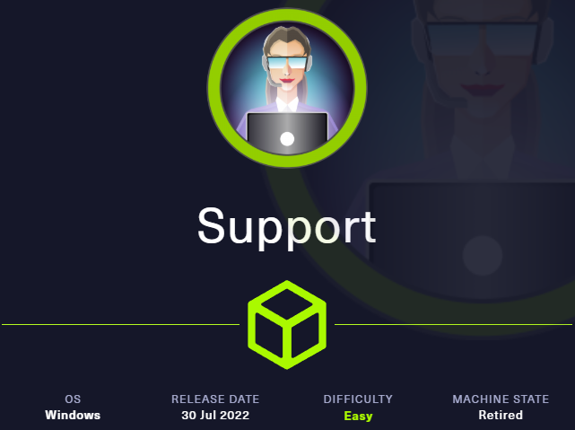 HTB: Support. https://app.hackthebox.com/machines/Supp… | by Ross Andrews | Medium