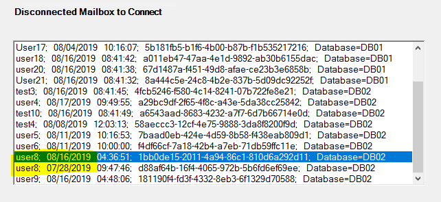 GUI utility for reconnecting Exchange’s disconnected mailboxes | by ...