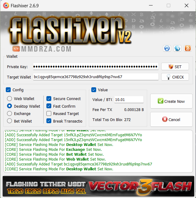 Beware of Bitcoin Flashing Scam — Protect Your Crypto Assets — Flashixer Software and MMDRZA ...