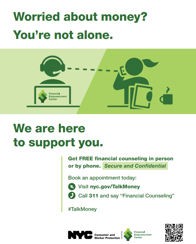 Free Financial Counseling Appointments for all New Yorkers 18+ - NeON ...