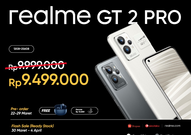 Spesifikasi Realme GT 2 Pro, HP Premium RAM 12 GB dan Snapdragon 8 Gen ...