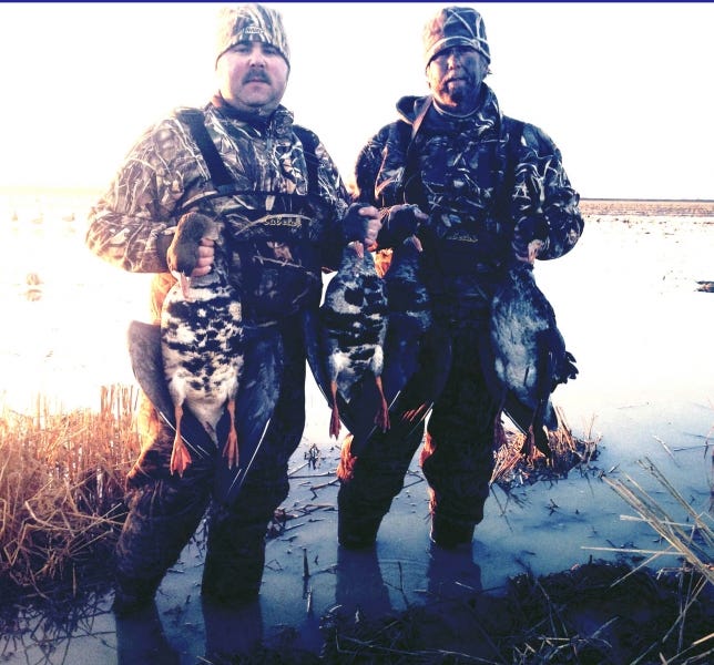 When you go duck hunting, you need to do something with the birds ...