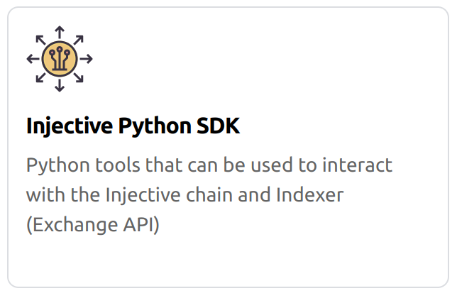 Injective Developer Tools: Injective Python SDK | by Michael_N | Medium