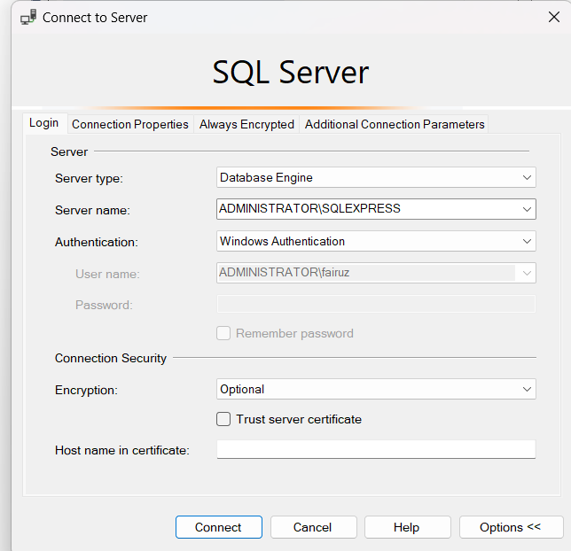 Connect Laravel 11 to SQL Server. STEP 1 | by fairuz ulum | Medium