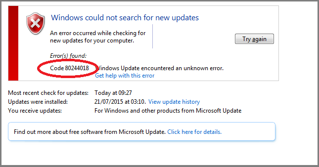 [Solutions] For Windows Update Error Code 80244018 | by Sammyjhon | Medium