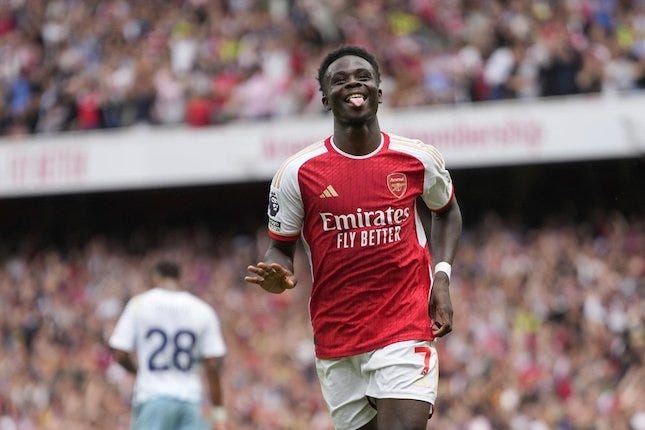 Rapor Pemain Arsenal Saat Tumbangkan Nottingham Forest: Saka Istimewa ...