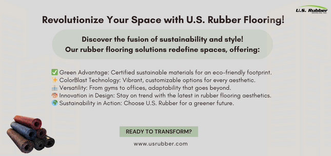 Revolutionizing Spaces with Sustainable Rubber Flooring: A ...