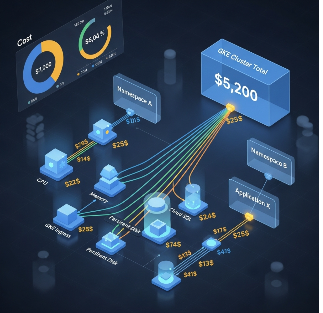Understanding unallocated costs in GKE | by Olivepower | Google Cloud ...